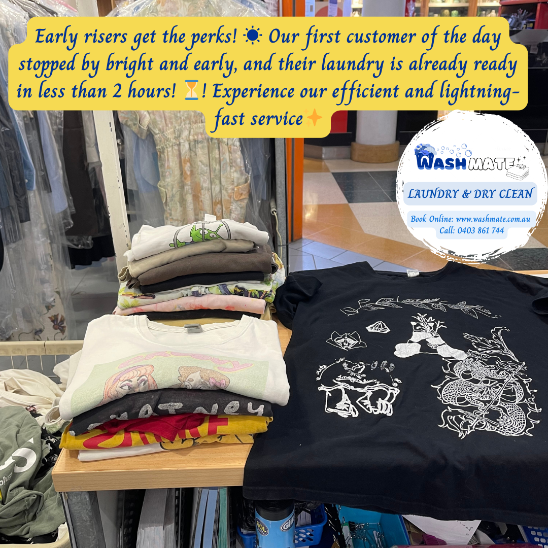 🌅Start Your Day Fresh with WashMate Drycleaners in Sydney ⏰ | WashMate ...